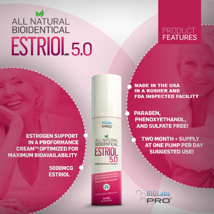 BIOLabs PRO® Natural EST-RIOL 5.0 Cream - BIOLabs PRO® - Smarter Health ...