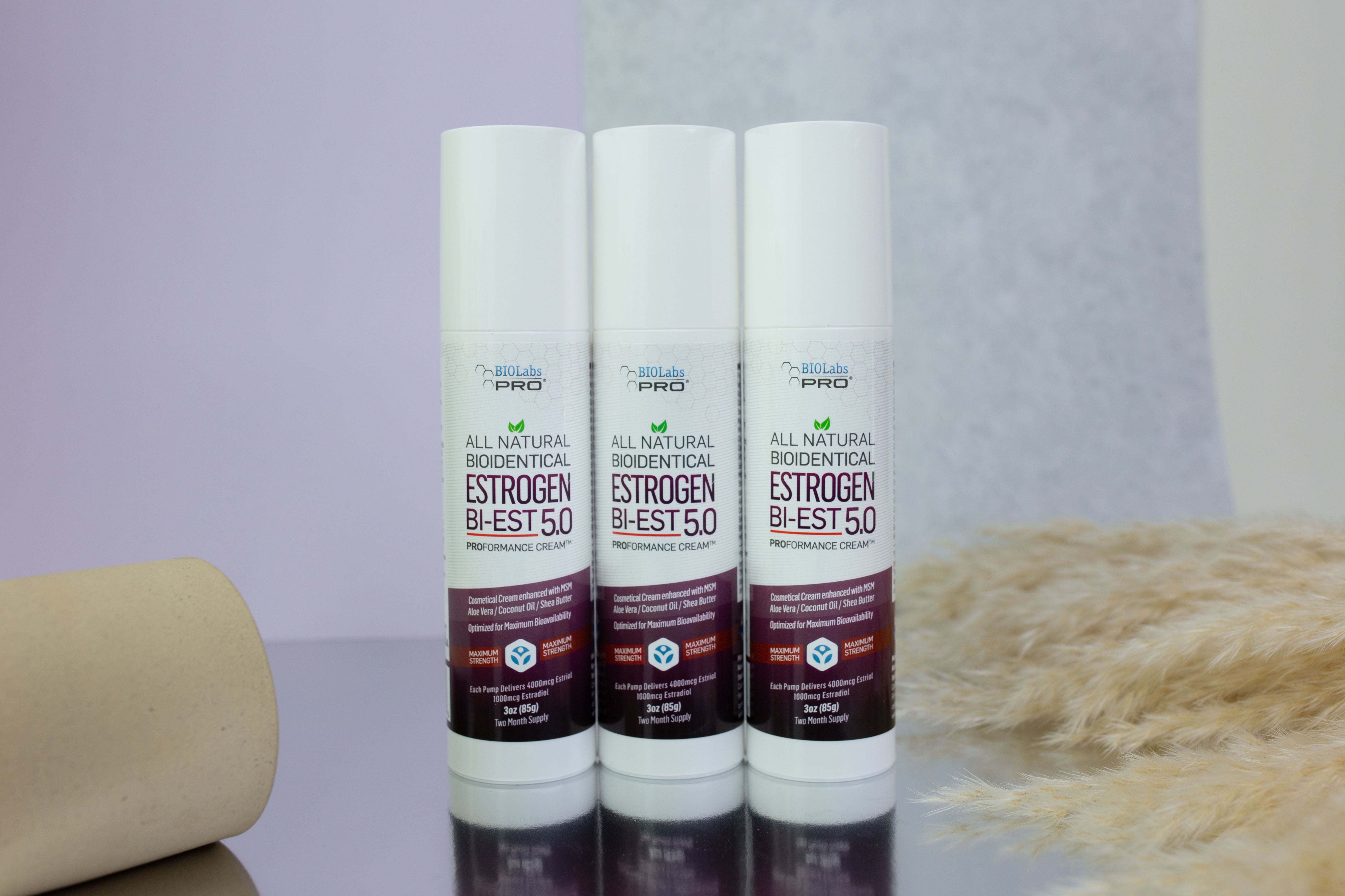 BIOLabs PRO Natural ESTROGEN BI-EST 5.0 3oz (3-pack bundle) 6 month Su ...