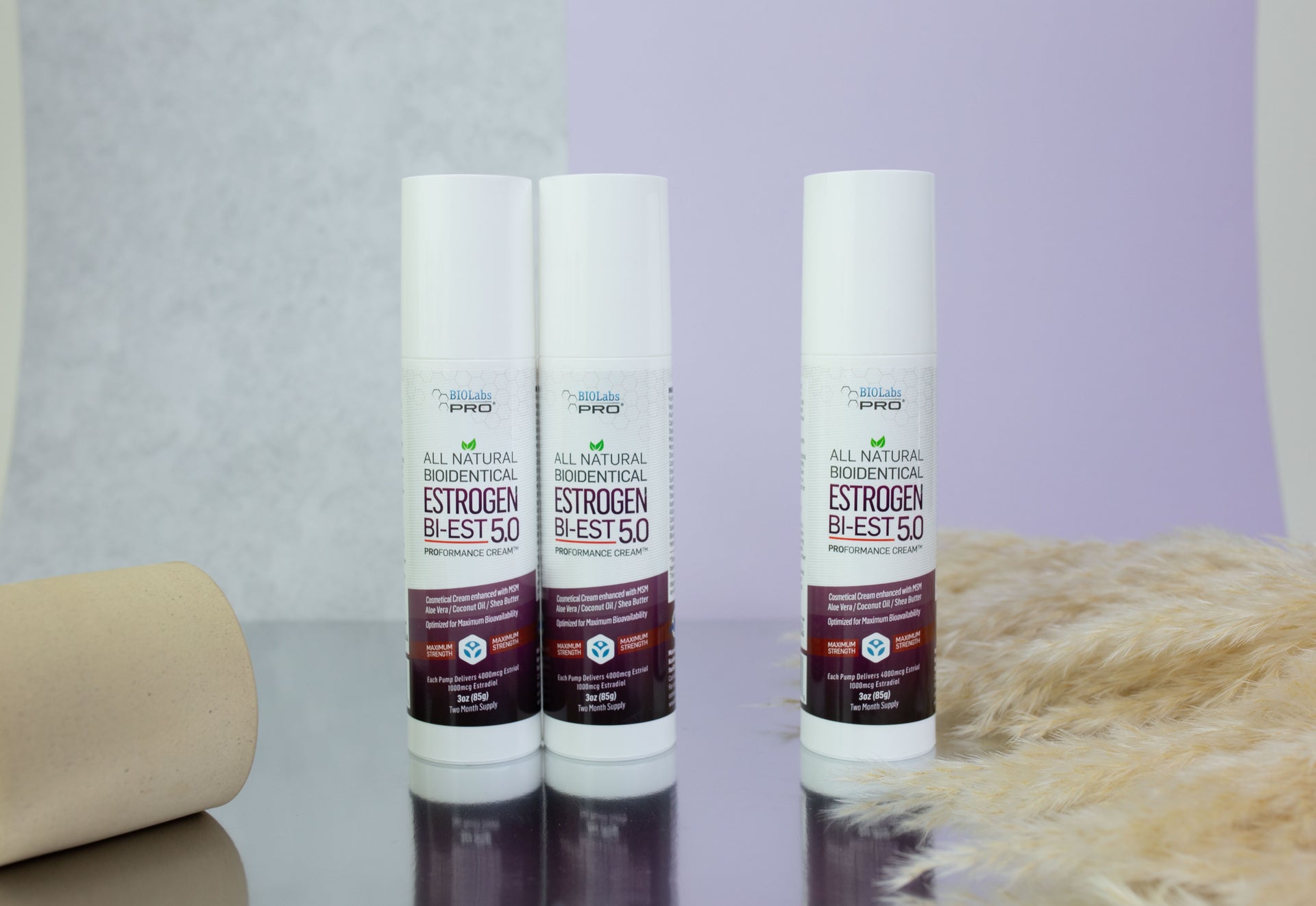 BIOLabs PRO Natural ESTROGEN BI-EST 5.0 3oz (3-pack bundle) 6 month Su ...