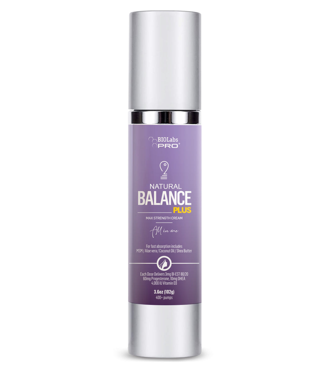 BIOLabs PRO Natural Balance PLUS Cream – BIOLabs PRO® - Smarter Health ...