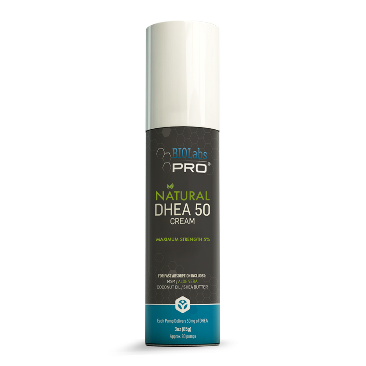 BIOLabs PRO® Natural 50mg Dhea Cream – BIOLabs PRO® - Smarter Health ...