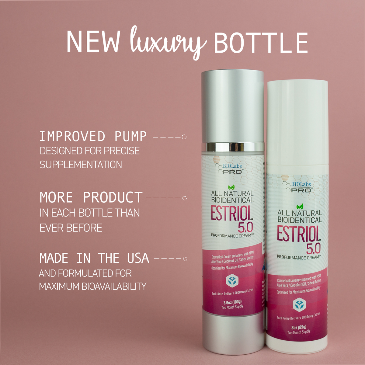 BIOLABS PRO® NATURAL ESTRIOL CREAM 3.6oz - BIOLabs PRO® - Smarter ...